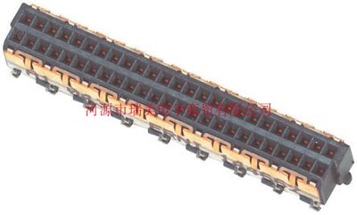 ERNI恩尼MicroSpeed连接器1MM节距2行50路直印刷电路板插座144662