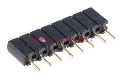 Samtec申泰连接器2.54MM节距1行8路直插座SSA-108-S-G