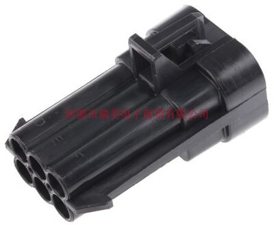 Delphi德尔福Metri-Pack 150电缆安装连接器2行6路黑色公12124107