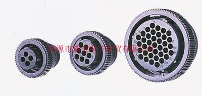 TE连接器CPC Series 1公插芯9路电缆安装插头17外壳尺寸211768-1