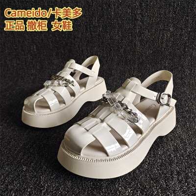 Cameido/卡美多正品厚底增高凉鞋
