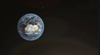 史诗大气宇宙星空地球拉近旋转 立体logo活动标题字幕演绎ae模板