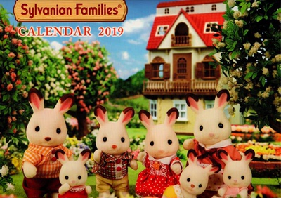 清仓~日本原装 Sylvanian Families 森林家族 2019年挂历