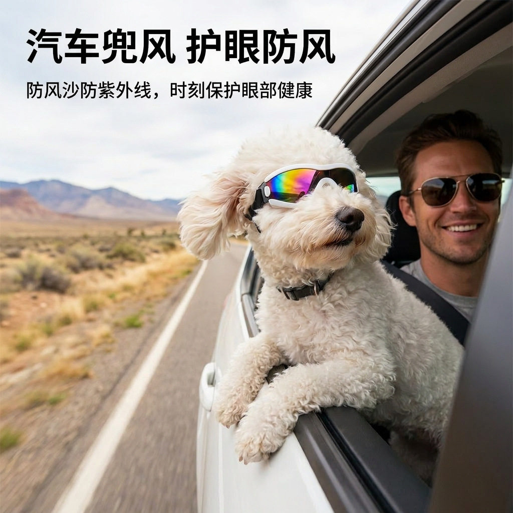 M码L码狗狗专用护目镜宠物配饰小狗墨镜防风眼镜大型犬太阳镜眼镜