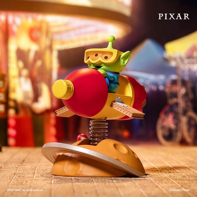 POPMART泡泡玛特Pixar三眼仔聚会游戏系列盲盒场景手办送礼物摆件