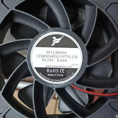 SF1238HD4 DC24V 0.60A 12038 1238HD4BZLS-YFTSL120轴流散热风扇
