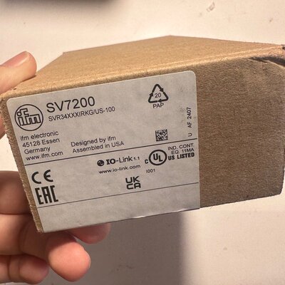 IFM易福门流量传感器SV7200 SVR34XXXIRKG(议价)