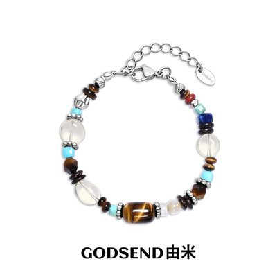 【张凌赫/辛云来/孙千同款】Godsend由米虎眼石手链彩石手串手饰
