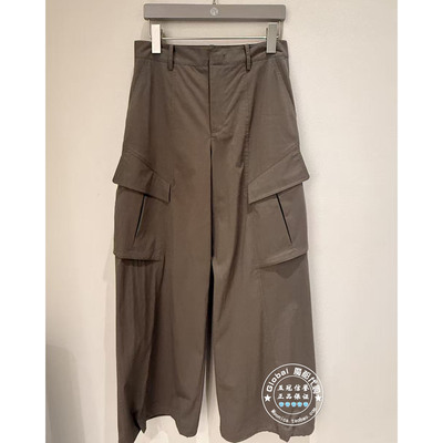 NUTS国内代购 2026夏 纯色高腰多袋百搭工装休闲裤7280753A1