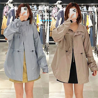 MOUSSY日系宽松立领外套上衣女
