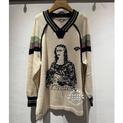 INITIAL国内代购 26春 女V领刺绣时尚针织衫26SOTFMCXX184不退换