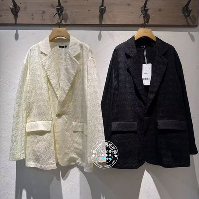 INITIAL国内代购 26夏 女翻领提花时尚西装26UMMFLMXX204不退换