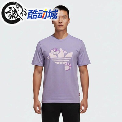 阿迪达斯三叶草男女款2026夏新品日常休闲宽松运动短袖T恤 KY8306