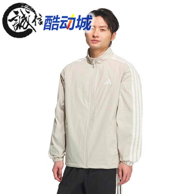 Adidas阿迪达斯男子2026春季日常户外拒水加绒运动夹克外套KR2518