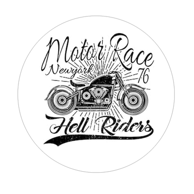 motor race 76 hell riderr赛车比赛地狱骑士纽约机动车贴纸贴花