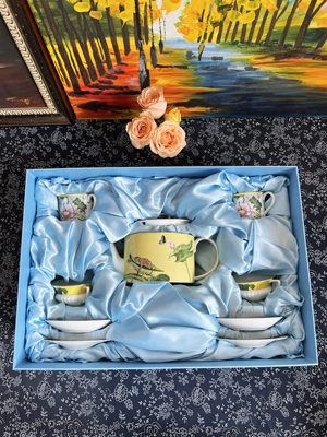 骨瓷欧式下午茶具茶壶杯碟组合