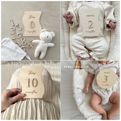 孕期宝宝成长记录里程碑拍照道具