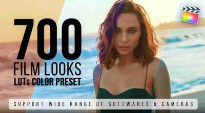 fcpx调色预设 700个Final Cut Pro电影风格调色 支持M1