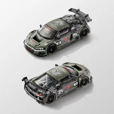 Kilo预售1/64 奥迪R8 LMS GT3 16号 达尔文联名勒芒赛车汽车模型