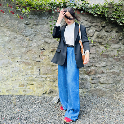 薄款西班牙品牌女款牛仔裤