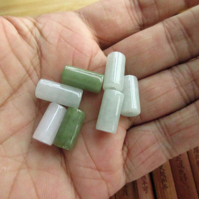 柱子路通缅甸玉天然A货翡翠玉