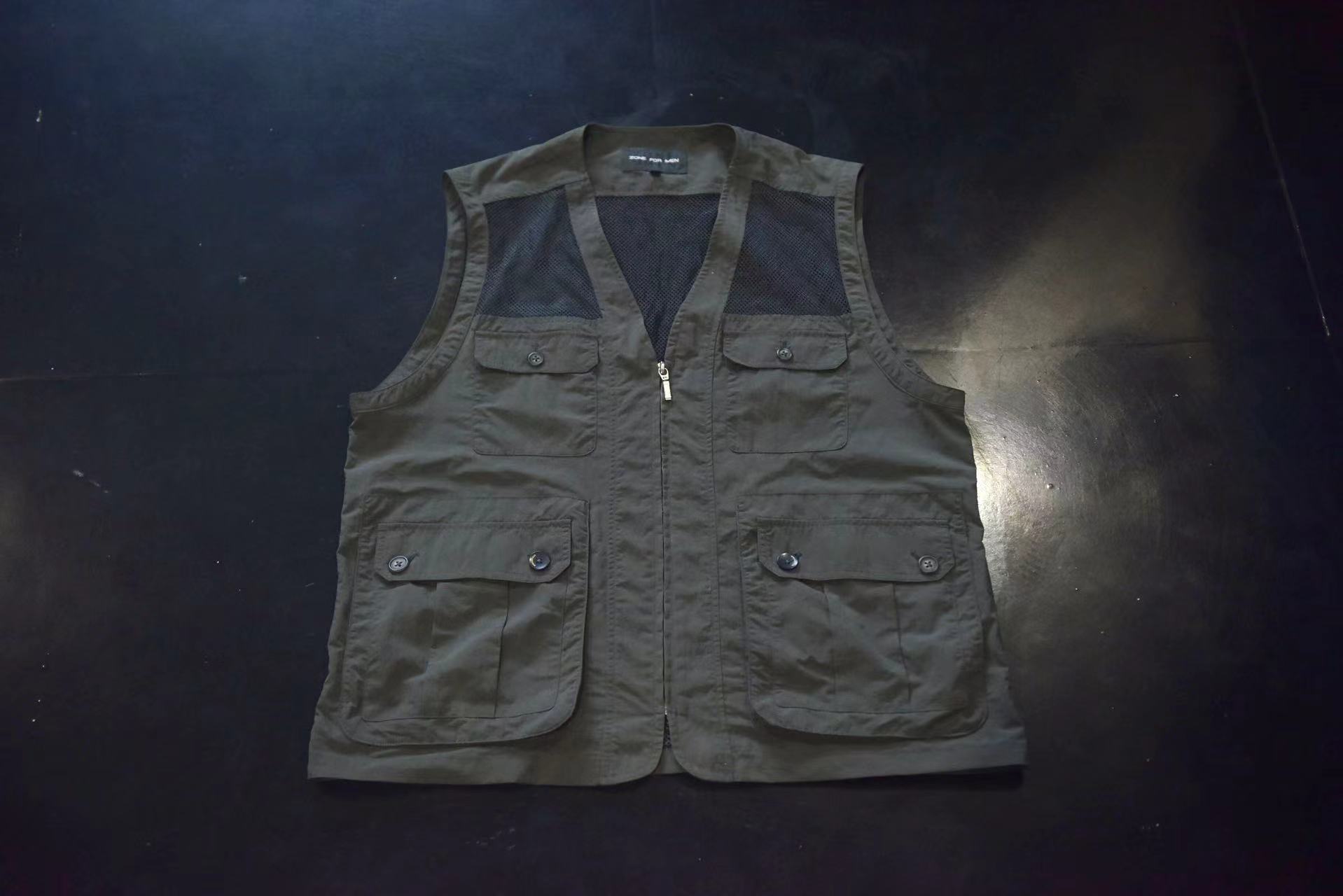 vintage古着日单美式复古cityboy多口袋y2k机能马甲背心jac1515