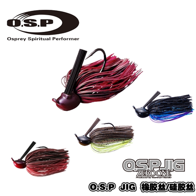 日本OSP路亚防挂JIG ZERO ONE胡须佬rubberjig障碍强力钩7/9/11g