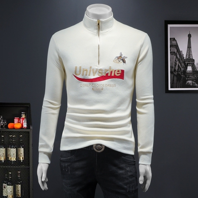 2025秋冬新款 IUIUG圆领刺绣休闲卫衣打底衫假模 D320-87819-P135