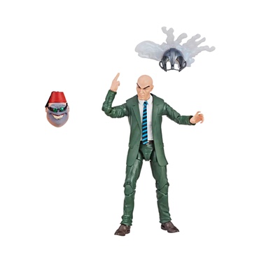 正版Marvel Legends X战警X教授无悬浮轮椅带影王头雕6寸可动人偶