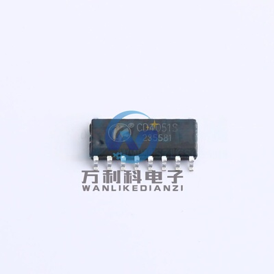 CD4051S 单刀八掷(SP8T)模拟开关/多路复用器SOP-16封装 原裝正品