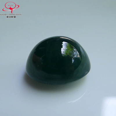 豪8印象手镯之家Z26039Z361翡翠戒面天然缅甸a货冰糯种墨绿玉蛋面