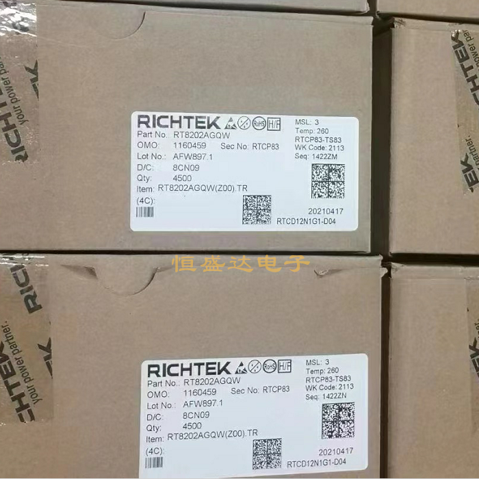 RT8202AGQW RICHTEK/立锜 印丝 DJ=CA DJ=AM DJ WQFN16 全新原装_虎窝淘