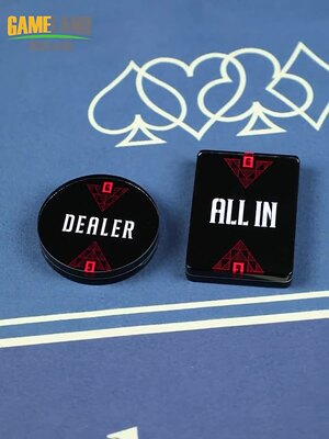 金字塔庄码DEALER全押ALL IN德州扑克庄家位庄牌庄片