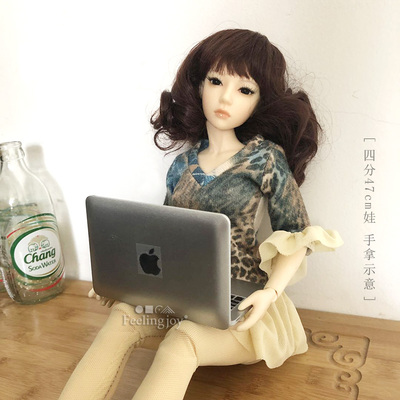 迷你模型娃娃道具笔记本电脑