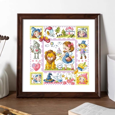 十字绣套件 DIY刺绣工具包 可选印花手工saga绿野仙踪SODA系列