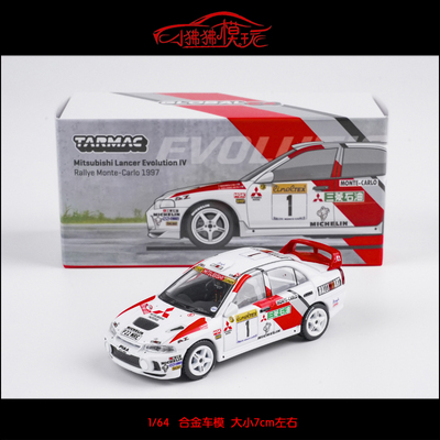 WTarmac三菱EVOIV赛车模型1#