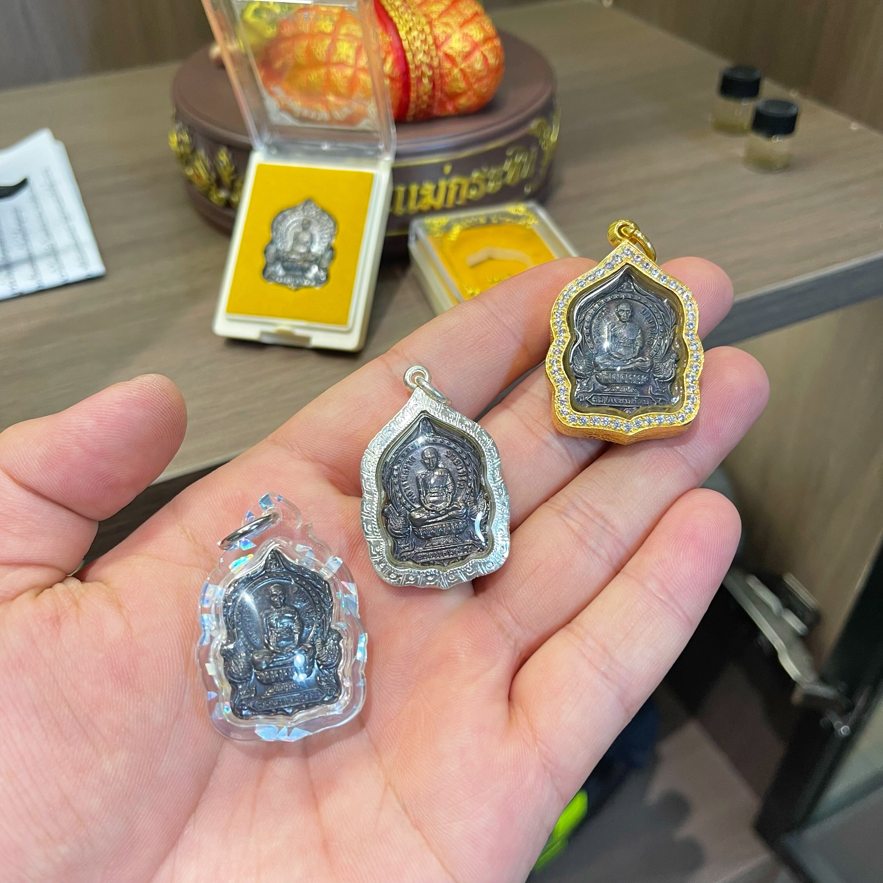 丁仔泰牌吊坠 龙婆瑞2561年舍玛自身小模 正品保真