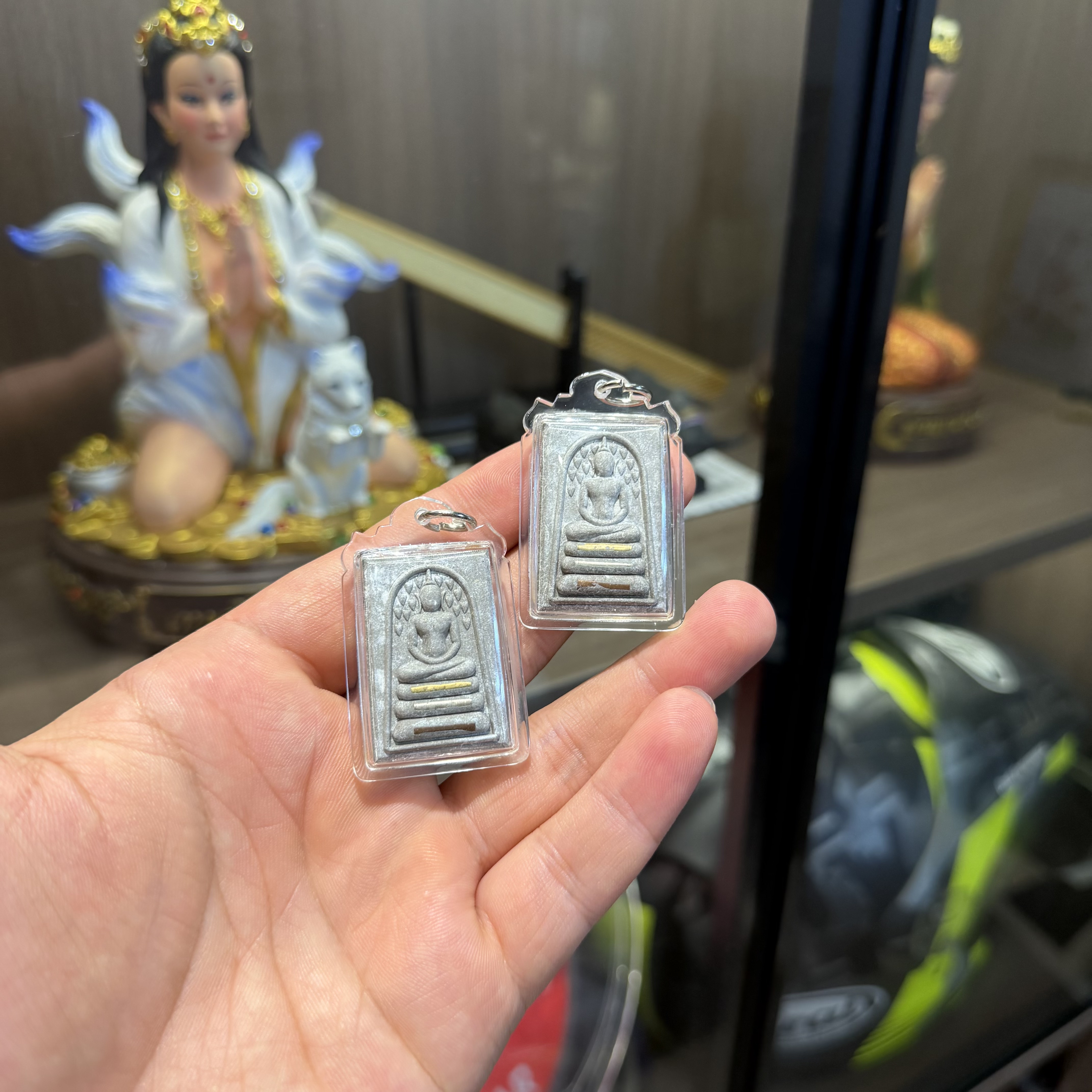 泰牌吊坠 帕阿赞benz 2568年 菩提叶三金崇迪 包邮 送链子