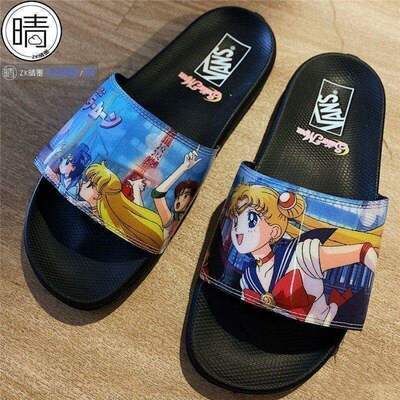 VANS美少女战士联名一字拖鞋