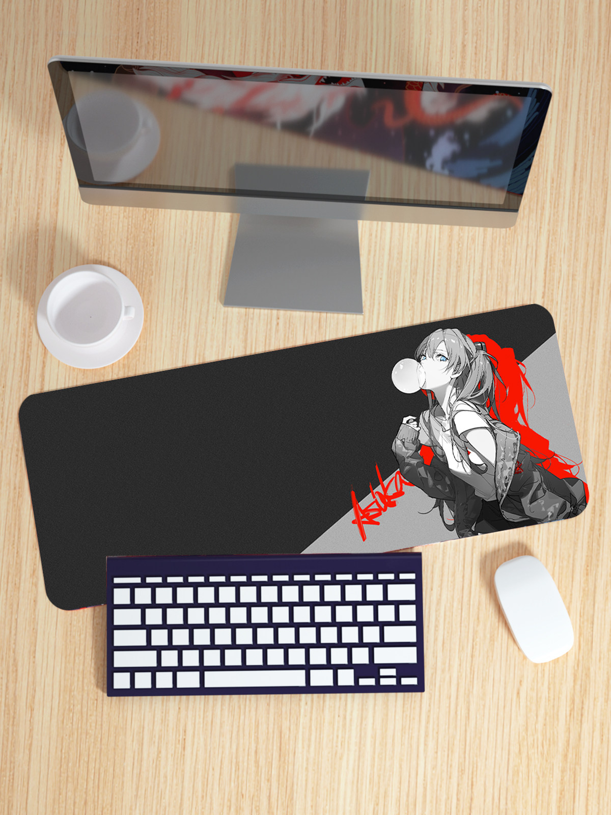 Eva Oversized Two-Dimensional Mouse Pad Neon Genesis Evangelion Desk ...