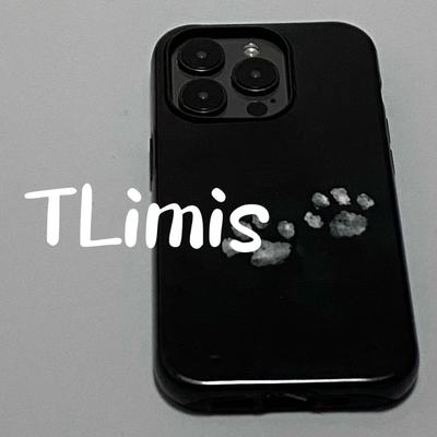 黑小狗脚印可爱适用iphone15苹果手机壳16pro防摔13promax12菲林二合一14Pro小米华为荣耀OPPOvivo11Xsma防摔