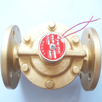 ZCS水用电磁阀DF法兰电磁阀DN80 DN100水阀 ac220v dc24的电磁阀