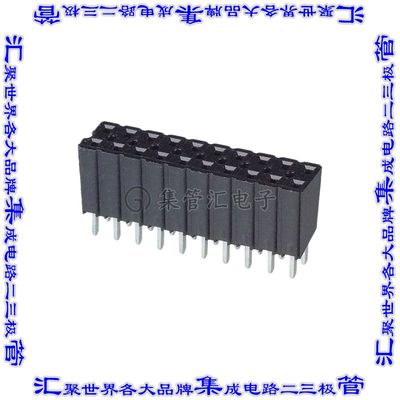 929852-01-10-RB 连接器接插件CONN RCPT 20POS 0.1 GOLD PCB