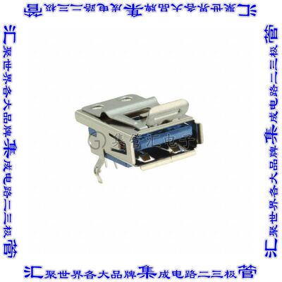 LUSB-3193-00 连接器接插件CONN RCPT USB3.0 TYPEA 9POS R/A