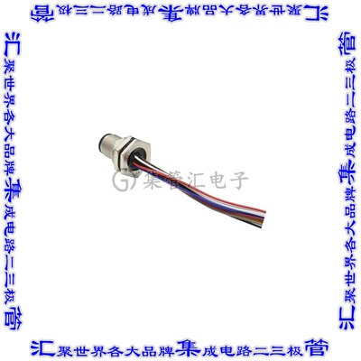 M12A-03PMMC-SF8C15 连接器接插件CONN PLUG MALE 3P WIR LEAD 0.