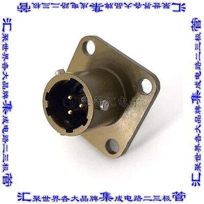 MSW02E8-3P 连接器接插件BOX MOUNT RECEPTACLE, ENVIRONMEN