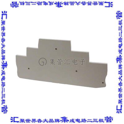 3211647 连接器接插件CONN TERM BLK END PLATE RAIL GRY