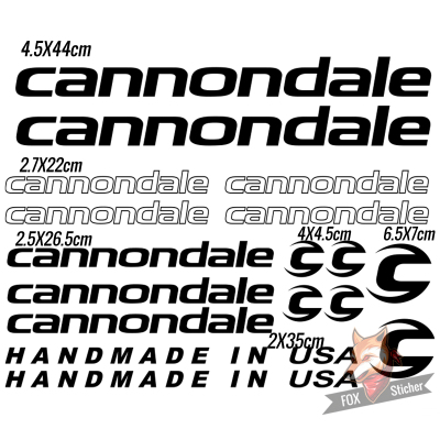 自行车架改装 CANNONDALE 轻量化装饰多种尺寸防水防晒多色可选