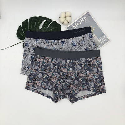 莫代尔中腰平角性感夏季男士内裤