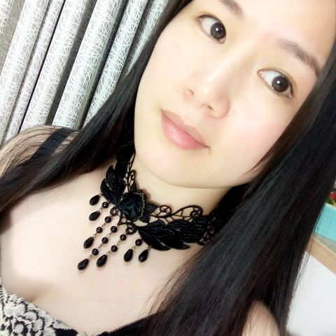 黑色复古蕾丝项链朋克女脖带哥特颈圈个性锁骨链